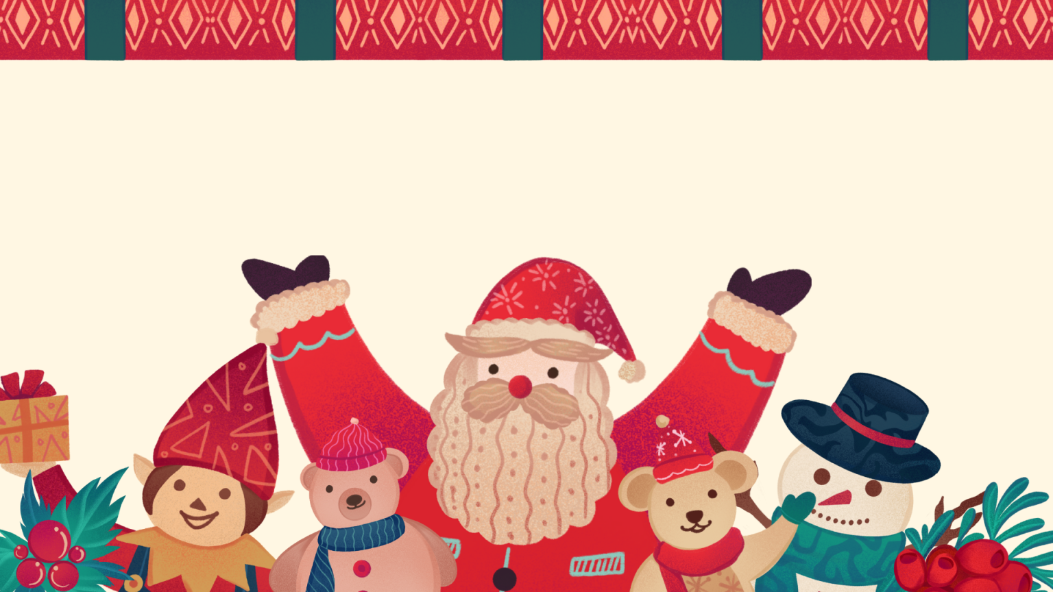 100+ Christmas PowerPoint Backgrounds For Your Presentation | ClassPoint