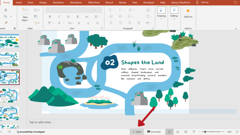 How To Add, Remove, View And Print PowerPoint Speaker Notes | ClassPoint