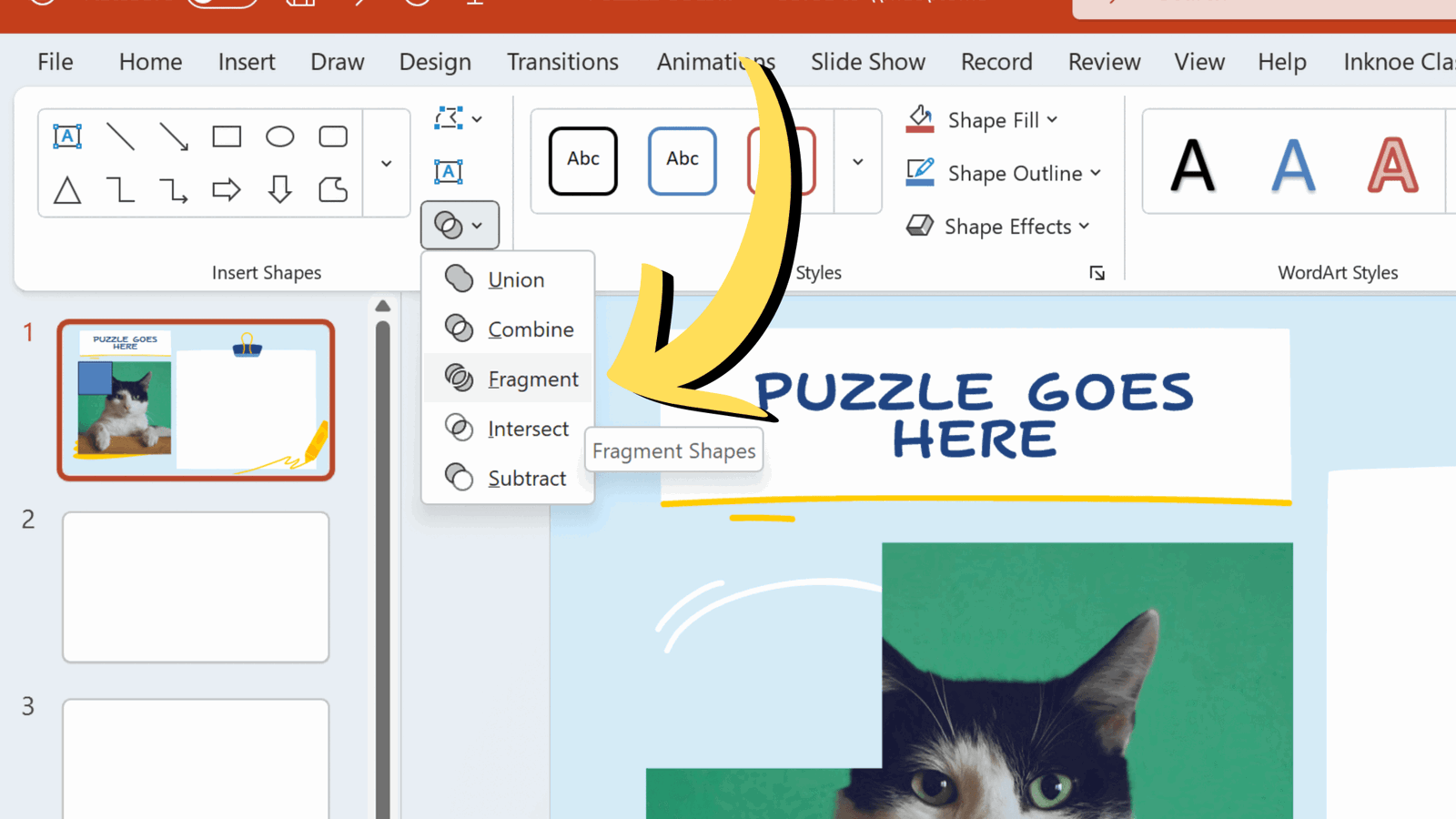Interactive PowerPoint Puzzle Template And 5-Step Tutorial | ClassPoint