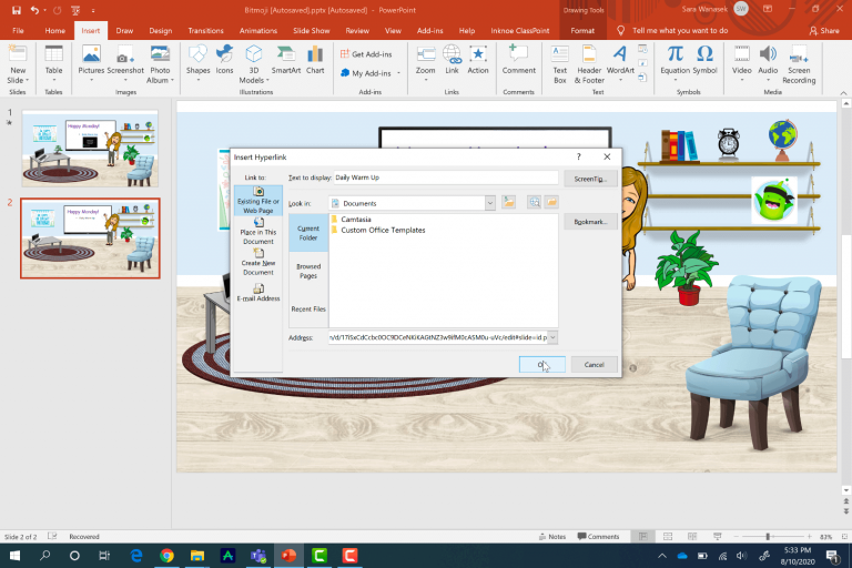 How To Create And Use An Interactive Bitmoji Classroom In Powerpoint Classpoint Blog Classpoint