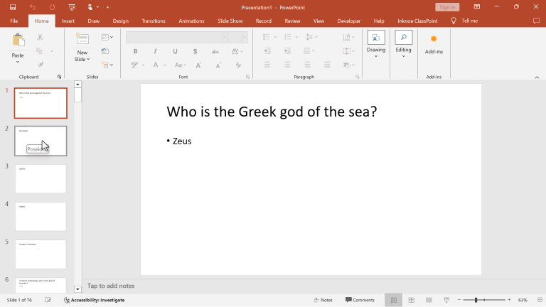 How To Convert Word Document Into PowerPoint (Interactive) | ClassPoint