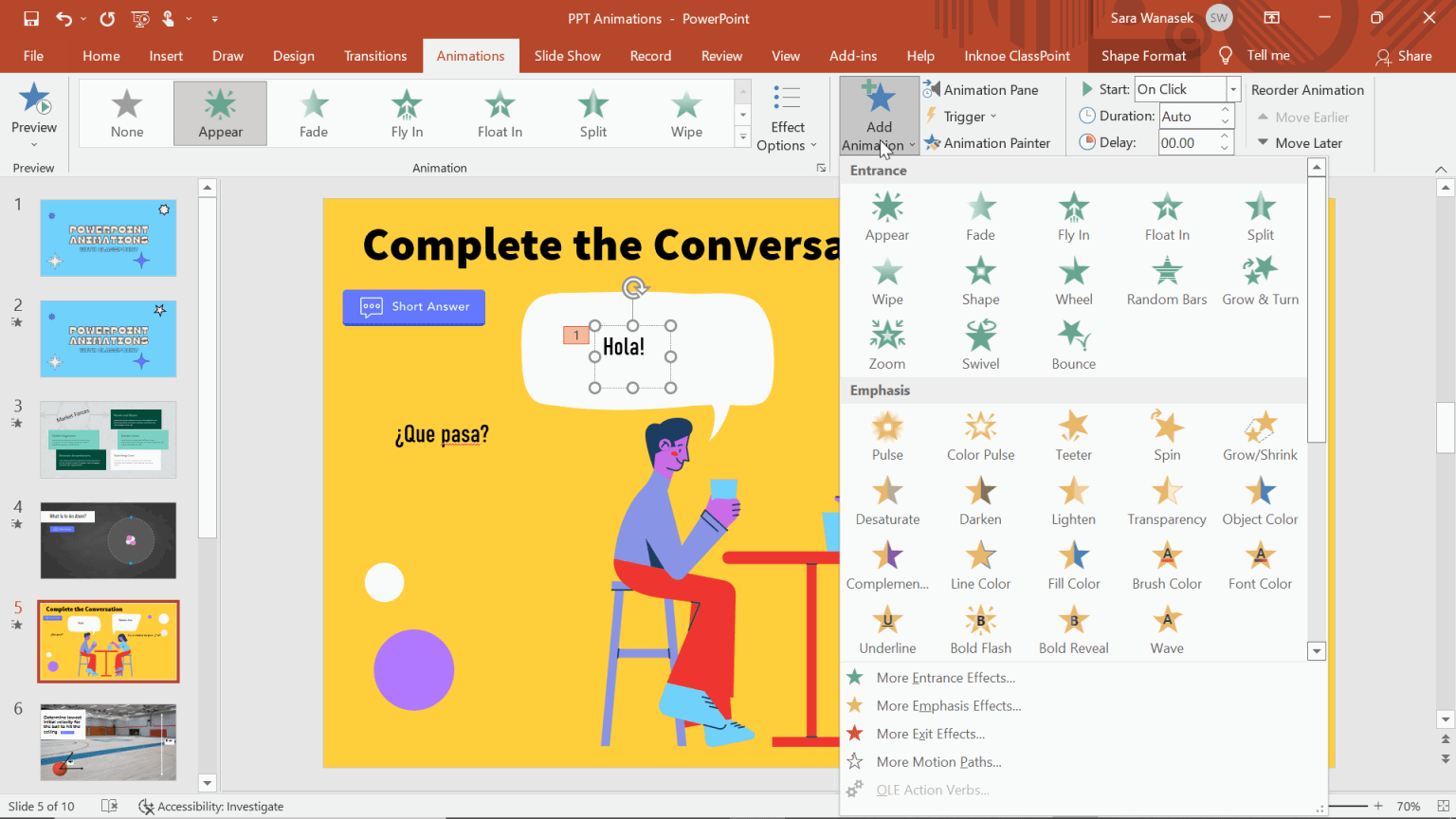 8 Simple Powerpoint Animations For Any Classroom Classpoint Blog