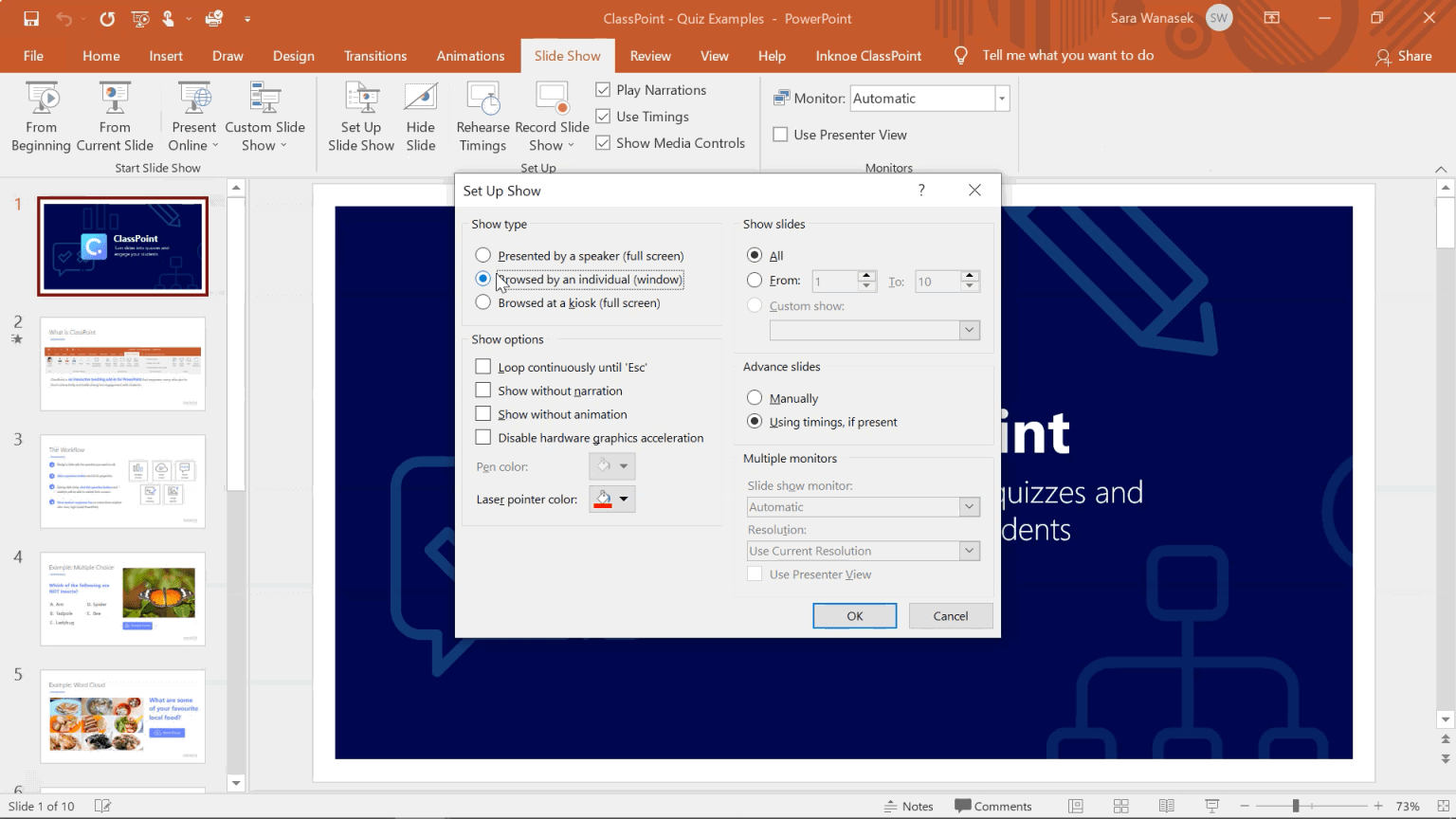 ClassPoint Update: Present With Window Slide Show Mode - ClassPoint Blog | ClassPoint