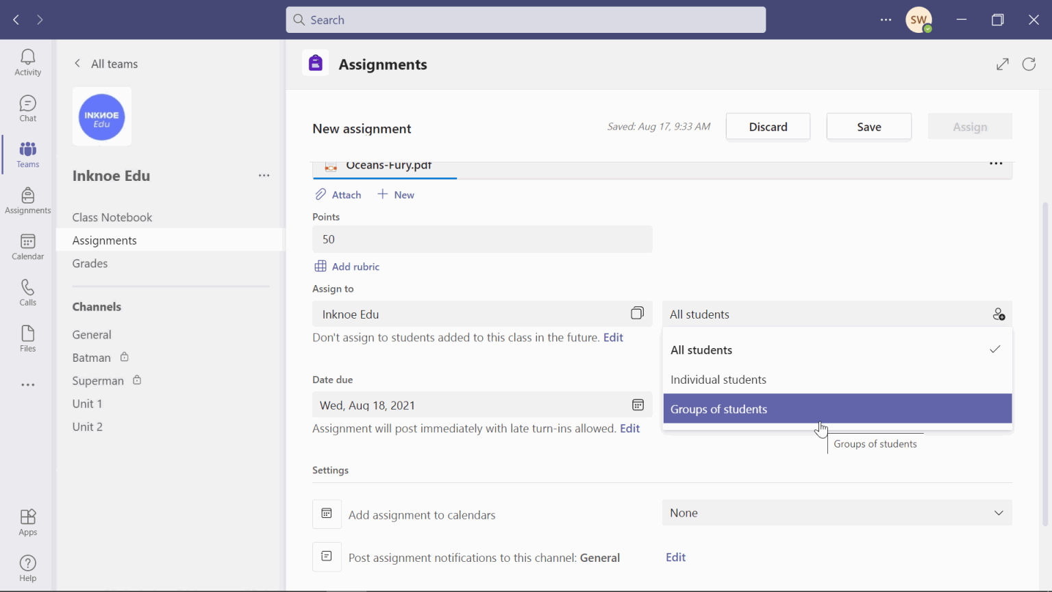 3 Microsoft Teams Assignment Updates For A Better Back To School ...