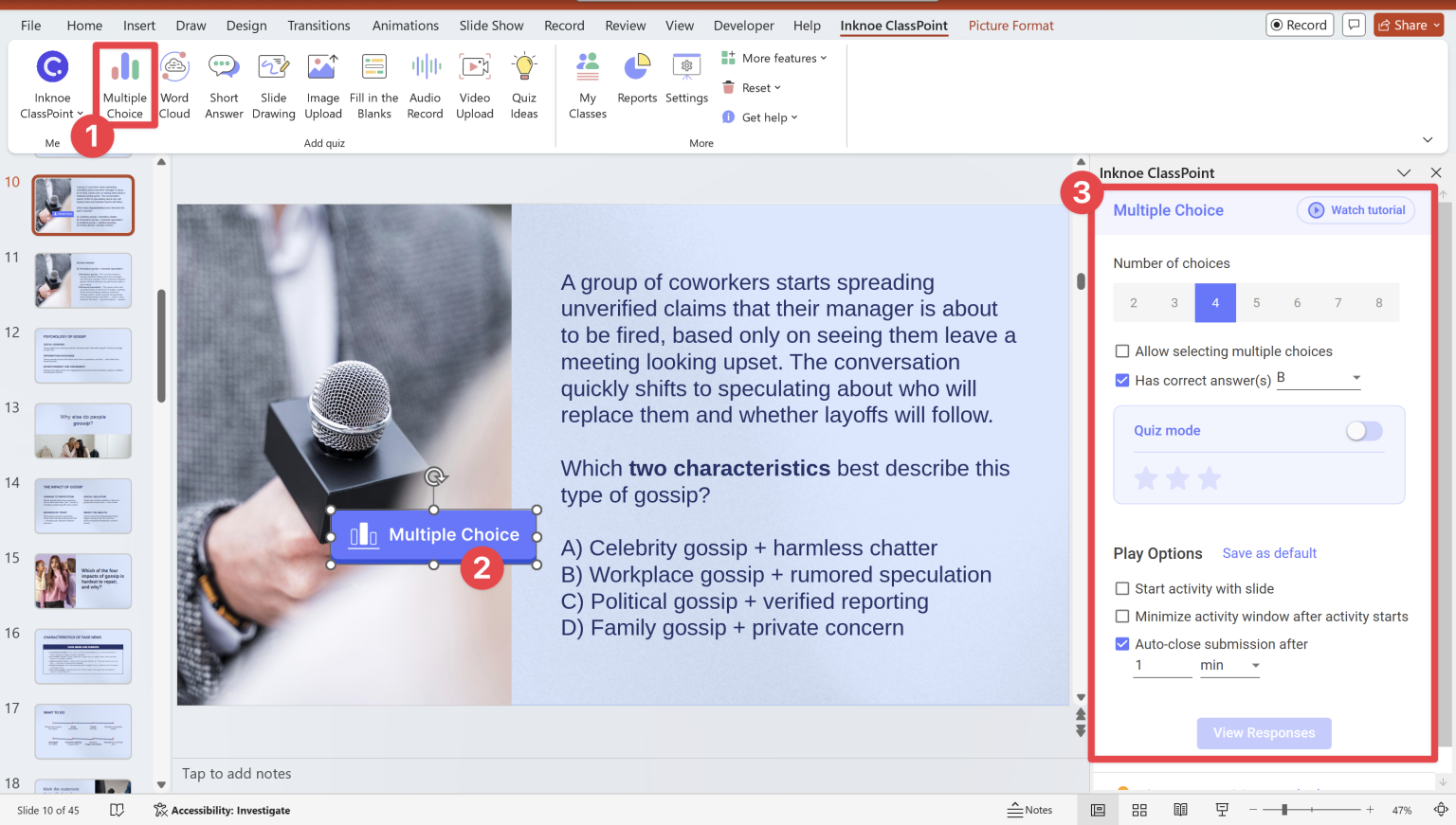 How To Make Slidesgo Templates Interactive (Free Download) | ClassPoint