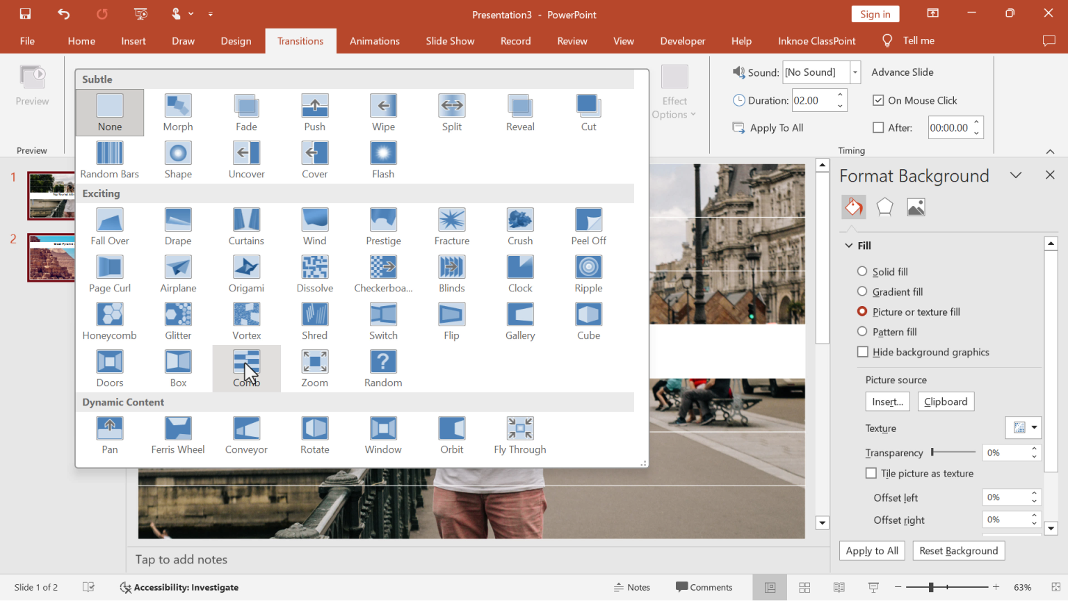 5 Cool PowerPoint Transitions (Tutorial + Free Download) | ClassPoint