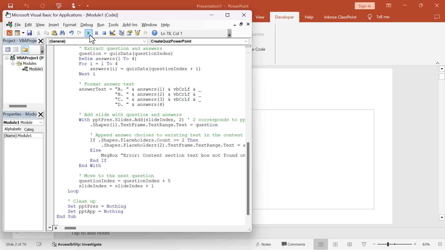 How To Convert Word Document Into PowerPoint (Interactive) | ClassPoint