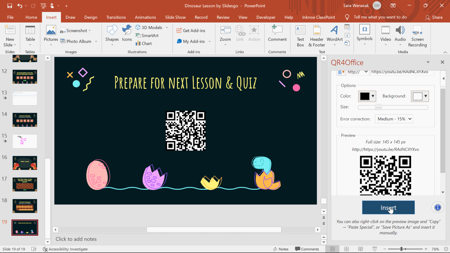 How To Create QR Codes In PowerPoint - ClassPoint Blog | ClassPoint