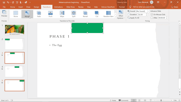 How To Use The Morph And Enhanced Morph Transition In PowerPoint ...
