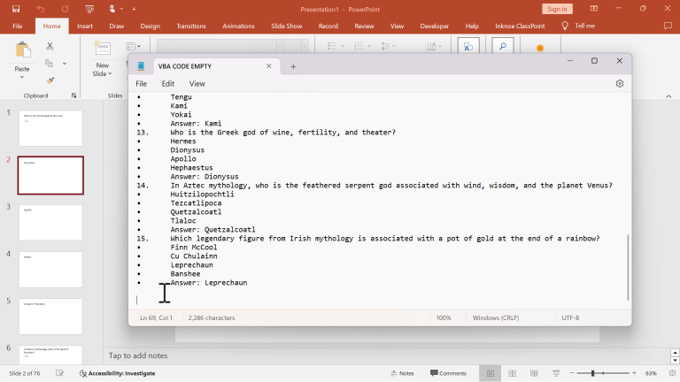 How To Convert Word Document Into PowerPoint (Interactive) | ClassPoint