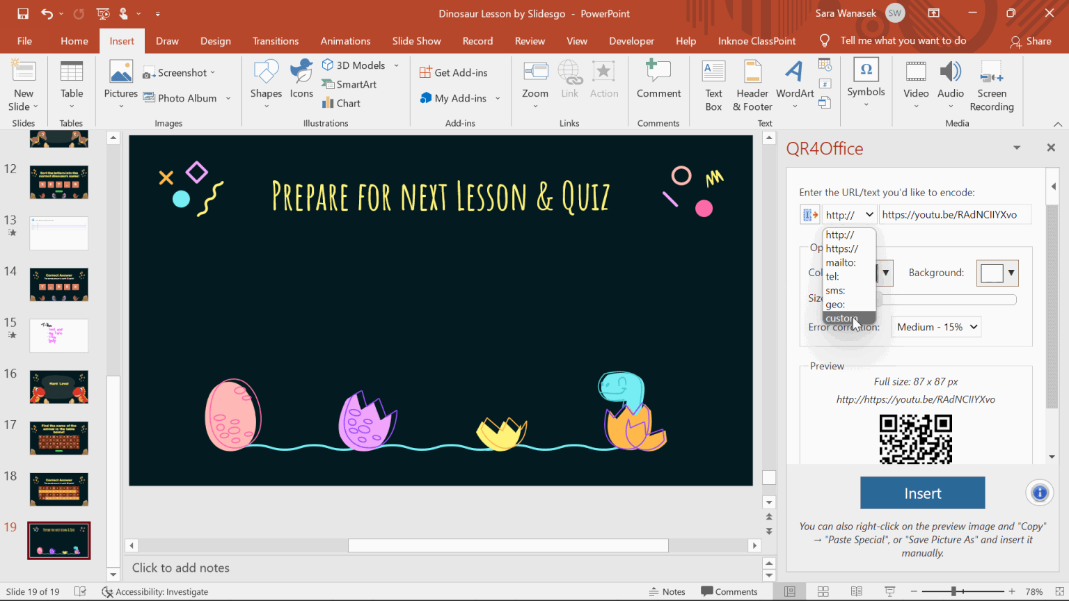 How To Create Qr Codes In Powerpoint Classpoint Blog Classpoint