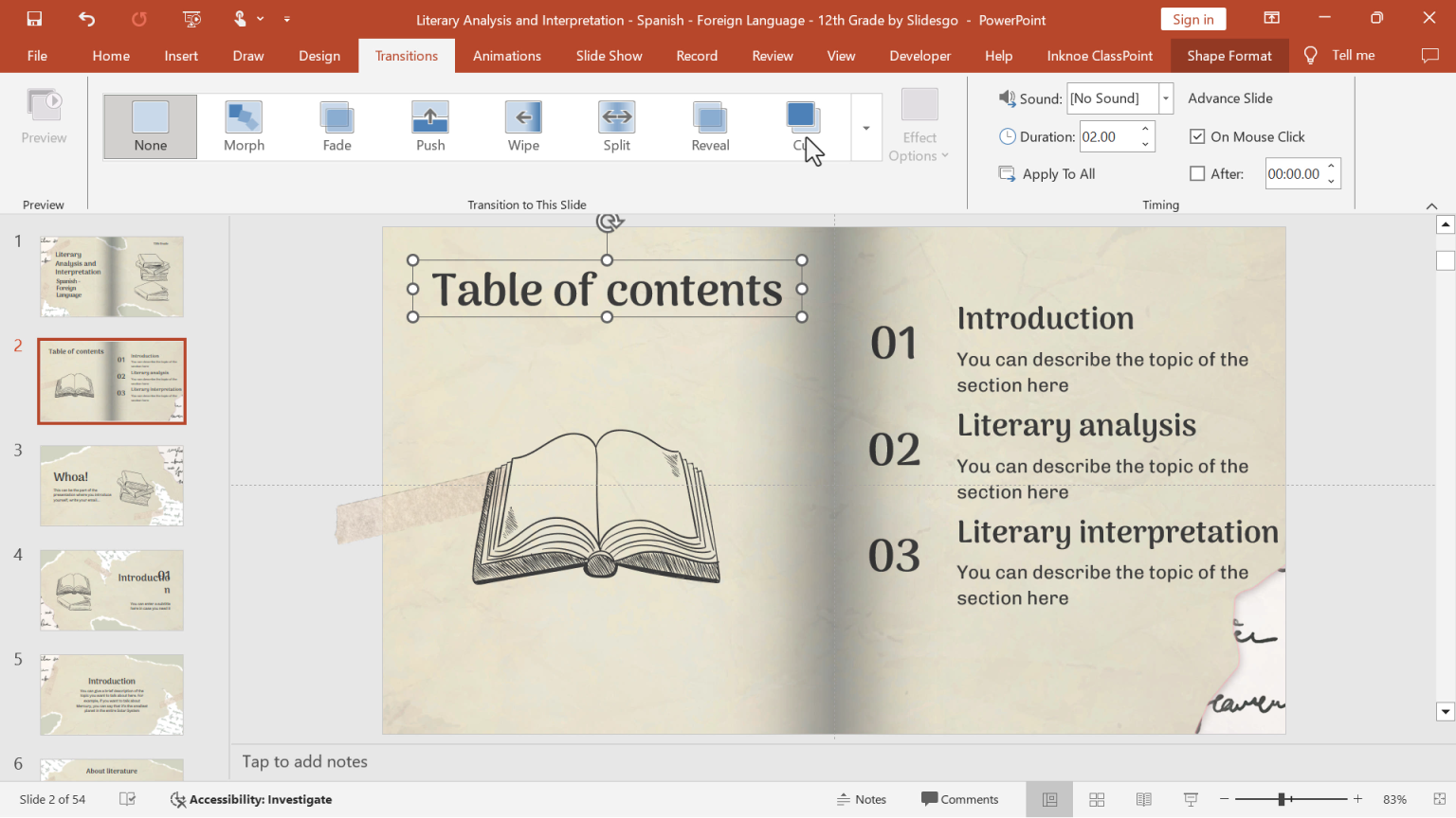 5 Cool PowerPoint Transitions (Tutorial + Free Download) | ClassPoint