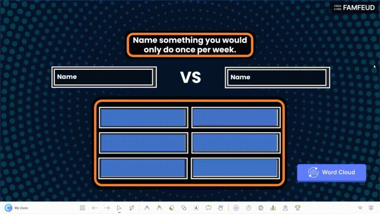 Family Feud Plantilla PowerPoint Y Tutorial Paso A Paso | ClassPoint