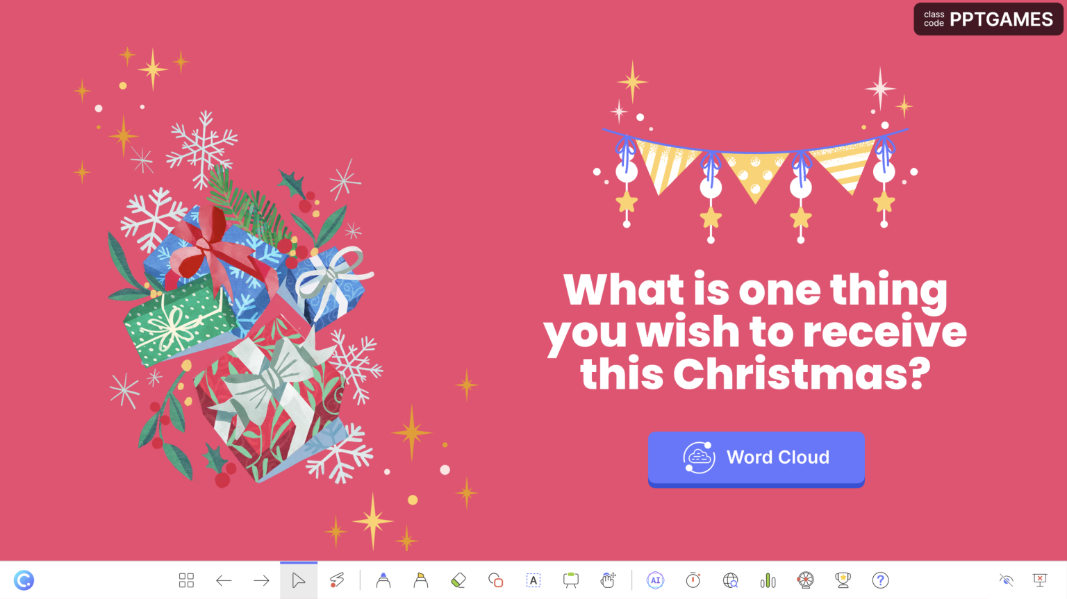 Free PowerPoint Christmas Template (+ 5 Fun Activity Ideas!) | ClassPoint