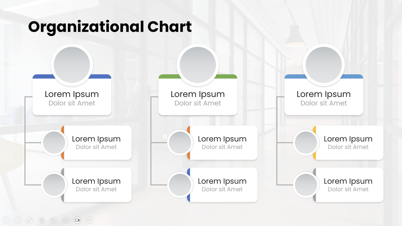 Free Powerpoint Org Chart Templates 3 Simple Ways Guide Classpoint