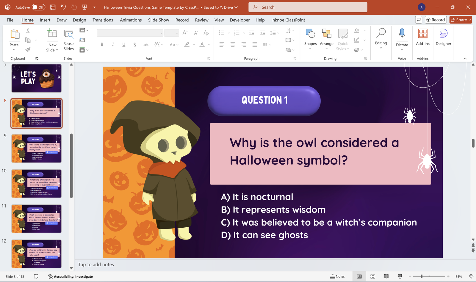 70 Best Halloween Trivia Questions For A Spooky Game Session | ClassPoint