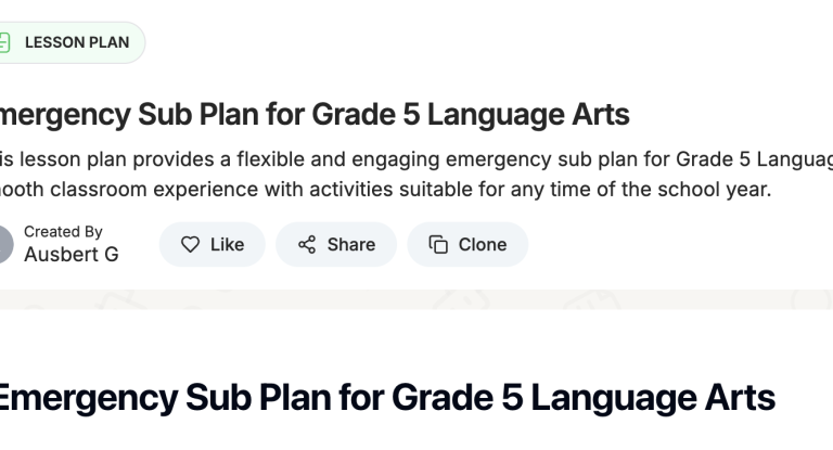 Your 10-Point Checklist For Emergency Sub Plans (Templates Included ...