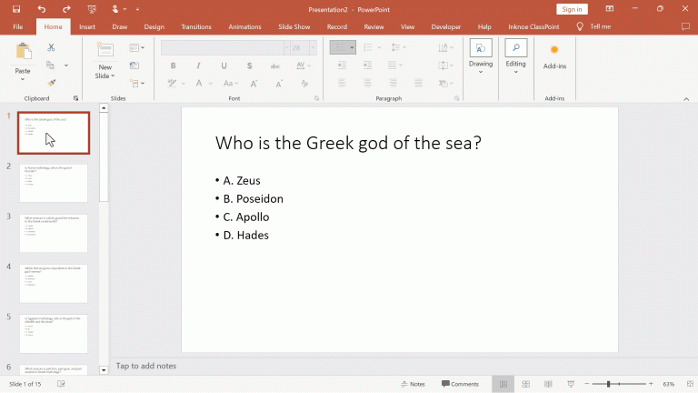 How To Convert Word Document Into PowerPoint (Interactive) | ClassPoint