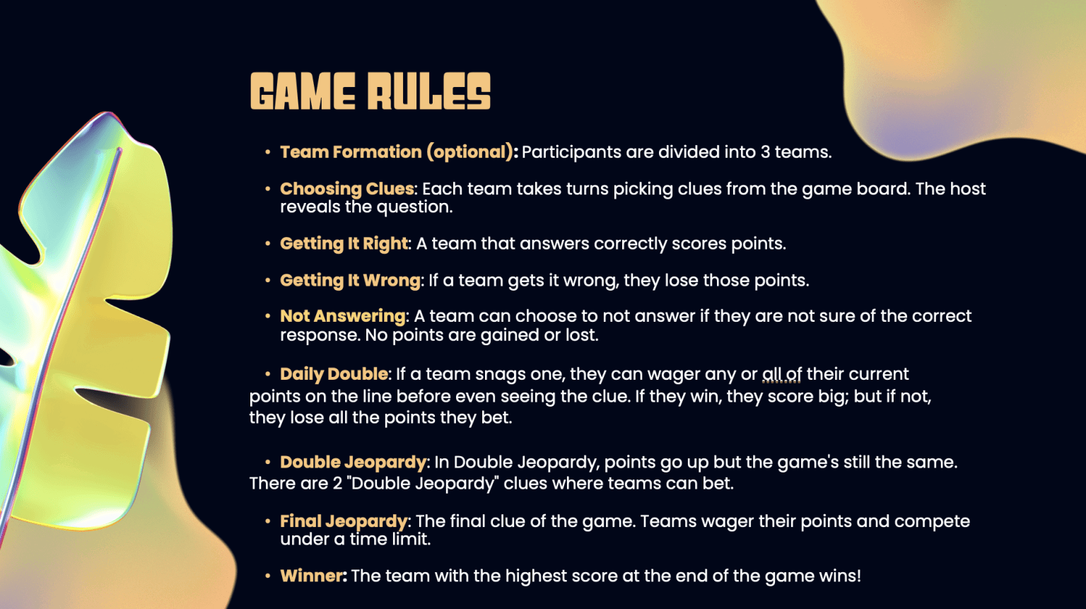 How To Make A Jeopardy Game On Powerpoint Playable Template Classpoint Blog Classpoint