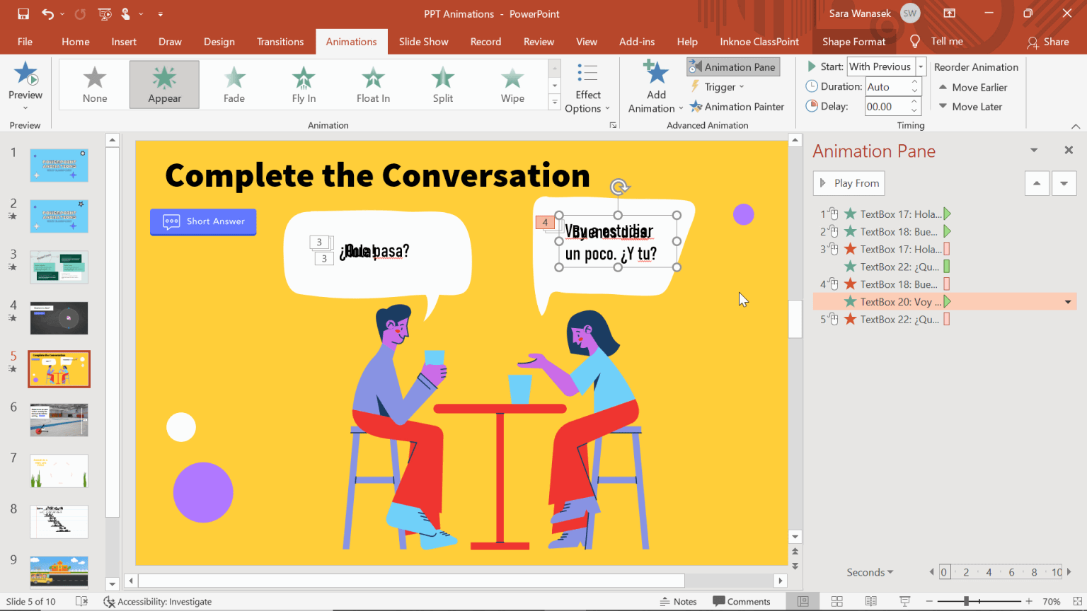 8 Simple PowerPoint Animations For Any Classroom - ClassPoint Blog ...