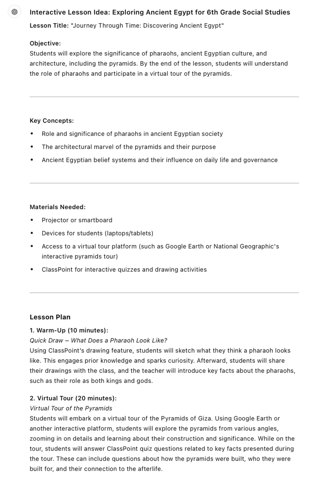 ChatGPT Cheat Sheet For Teachers (180 Copyable Prompts) | ClassPoint
