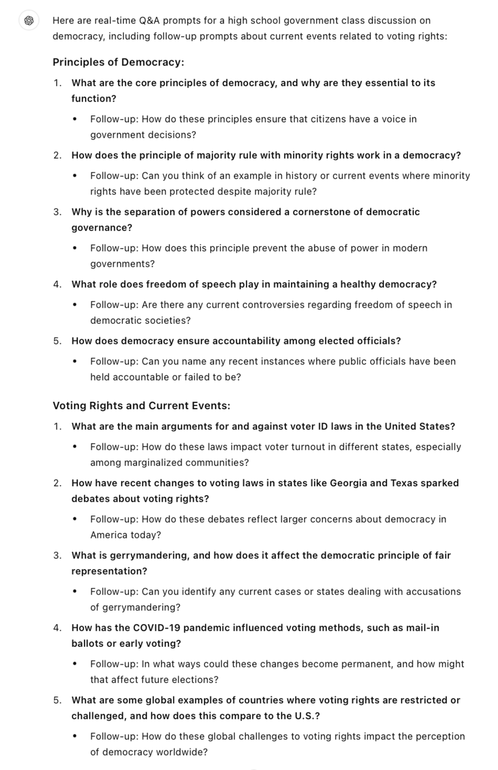 ChatGPT Cheat Sheet For Teachers (180 Copyable Prompts) | ClassPoint