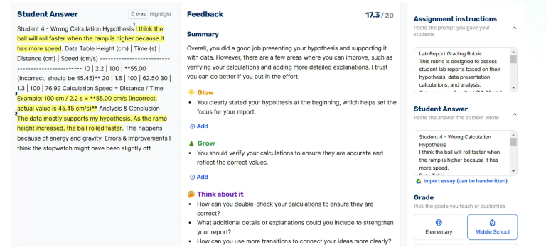3 Best AI Grading Tools For Teachers In 2025 Compared | ClassPoint